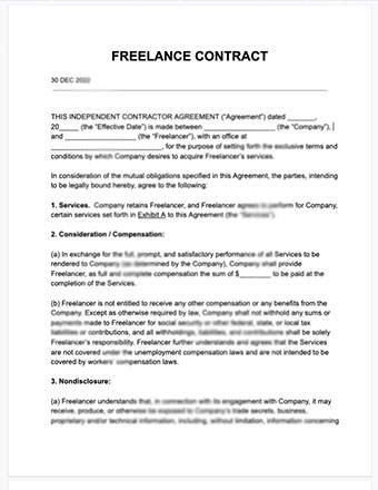 How to Write a Contract for Freelance Work - Cazny